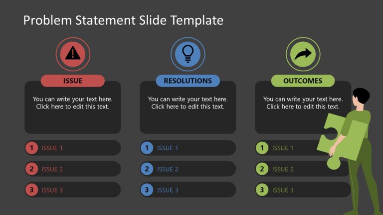 Three Segment Problem Statement Presentation Slide - SlideModel Three Segment Problem Statement Presentation Slide - SlideModel