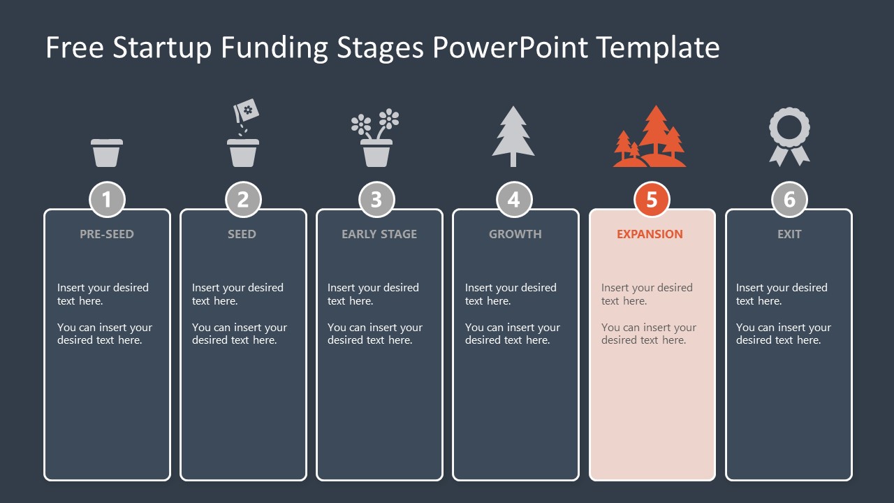 Free Startup Funding Stages PowerPoint Template & Google Slides