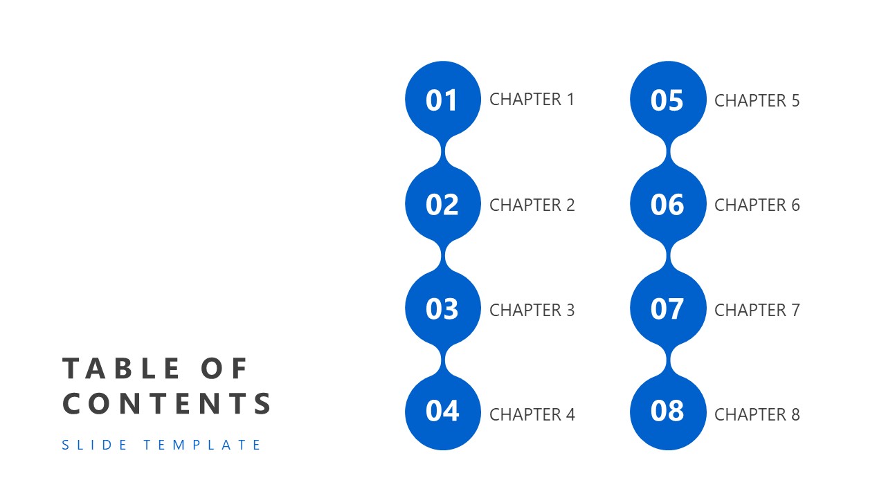 Powerpoint Table Of Contents Templates Free Infoupdate