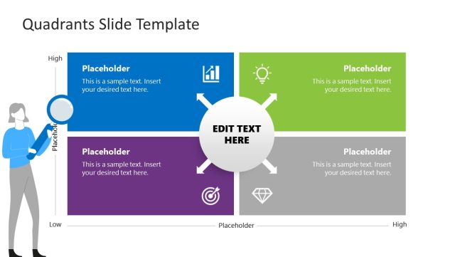 Cover Slide - Free Quadrants Diagram Template - SlideModel