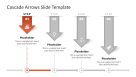 Customizable Free Cascade Arrows PPT Template - SlideModel