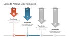 Editable Free Cascade Arrows PPT Template - SlideModel