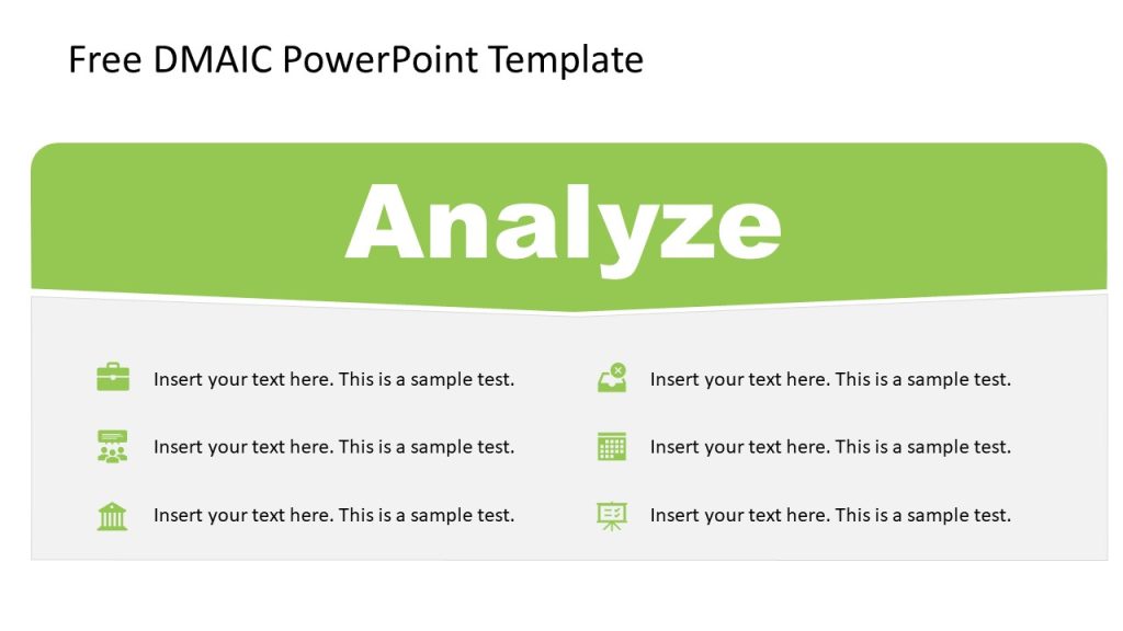 DMAIC Presentation Template - Analyze Slide - SlideModel