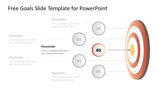 Third Goal Color Highlight Slide for PPT - SlideModel