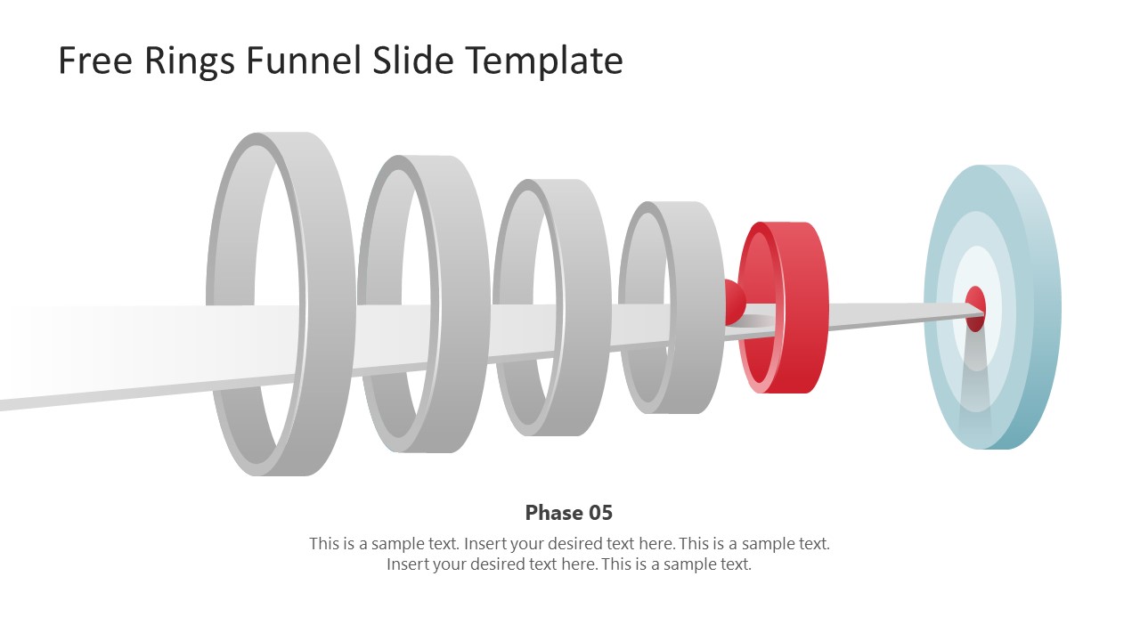 Free Rings Funnel PowerPoint Template & Google Slides