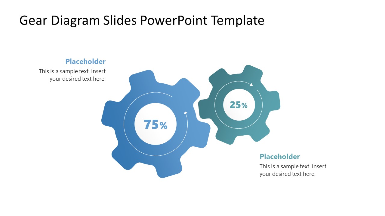 Free Gear Diagram PowerPoint Template & Google Slides
