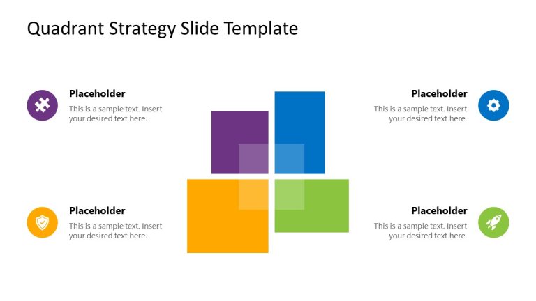 Editable Free Quadrant Strategy Slide Template - SlideModel