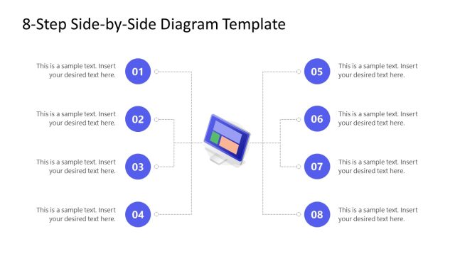 Free 8 Step PowerPoint Diagram for Process Presentation - SlideModel