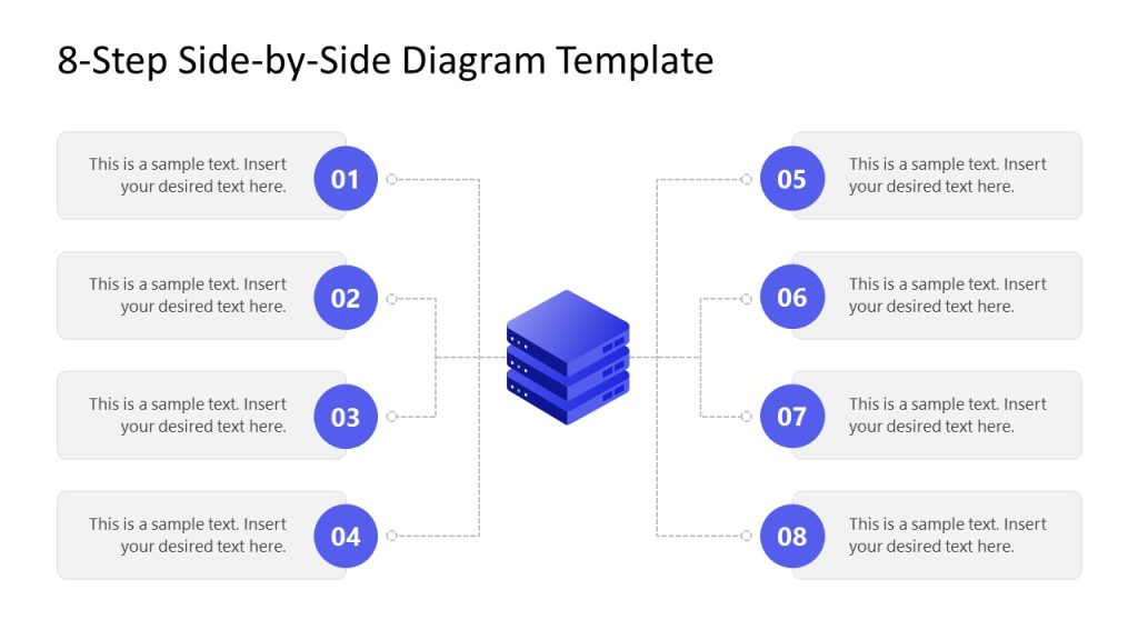 Editable 8 Step Process Diagram for Presentation - SlideModel