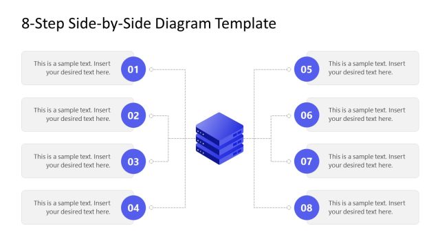 Editable 8 Step Process Diagram for Presentation - SlideModel