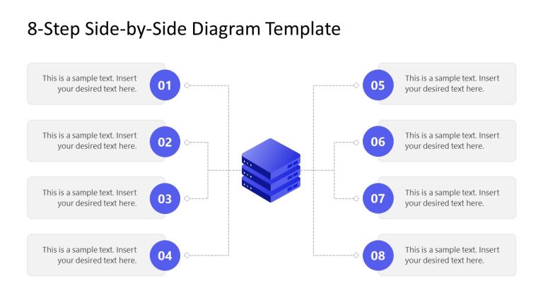 Editable 8 Step Process Diagram For Presentation Slidemodel 7583