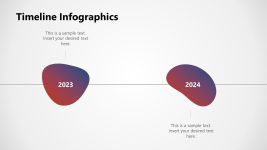 Editable Random Shape Timeline Slide - SlideModel