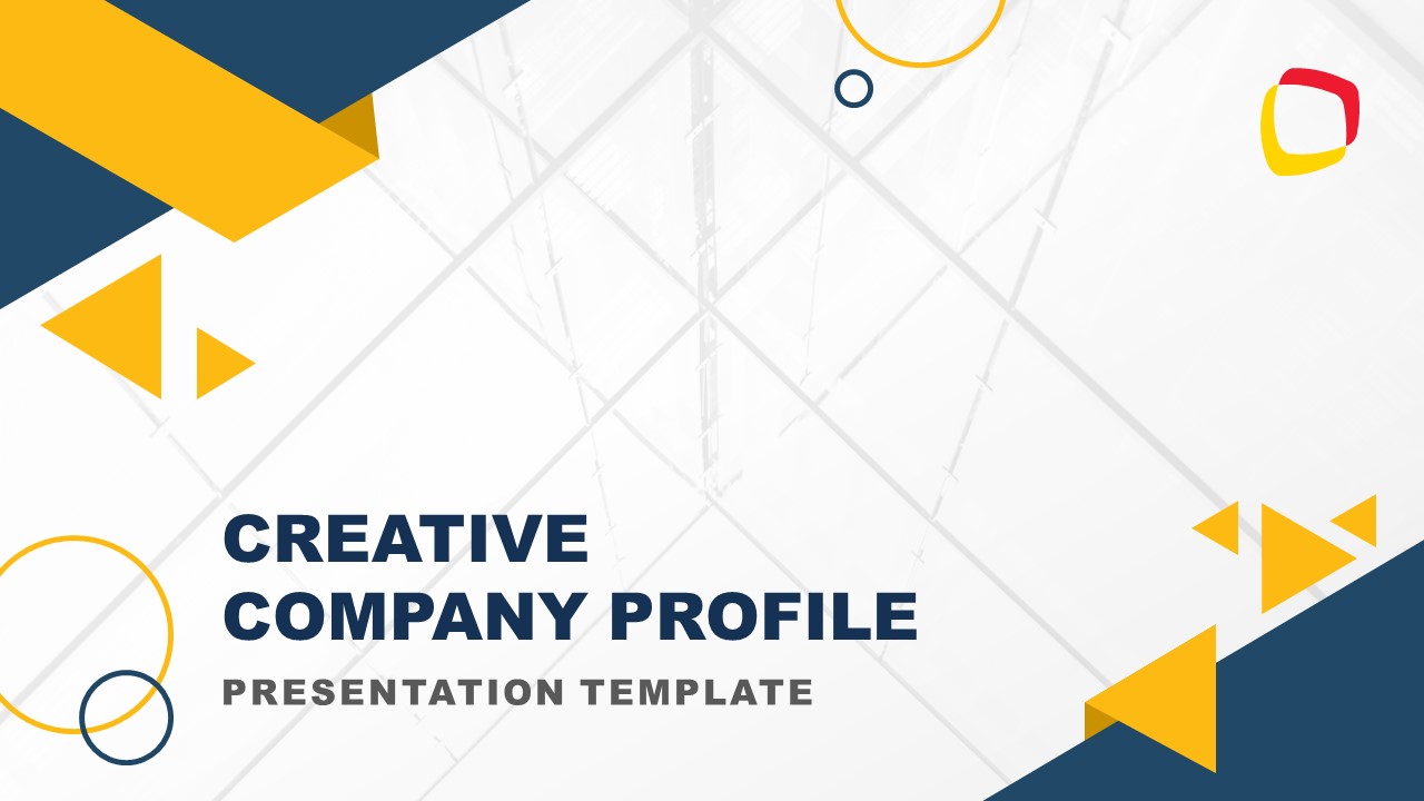 Free Creative Company Profile Presentation Template SlideModel