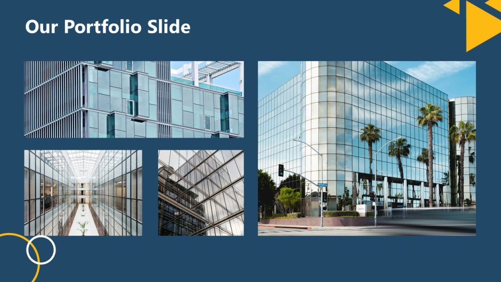 Editable Portfolio Slide for Presentation - SlideModel