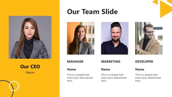 CEO Introduction Slide for PPT Template - SlideModel