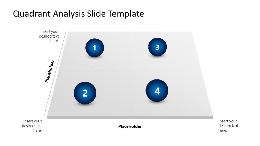 Free 3D Quadrants Analysis PPT Slide - SlideModel