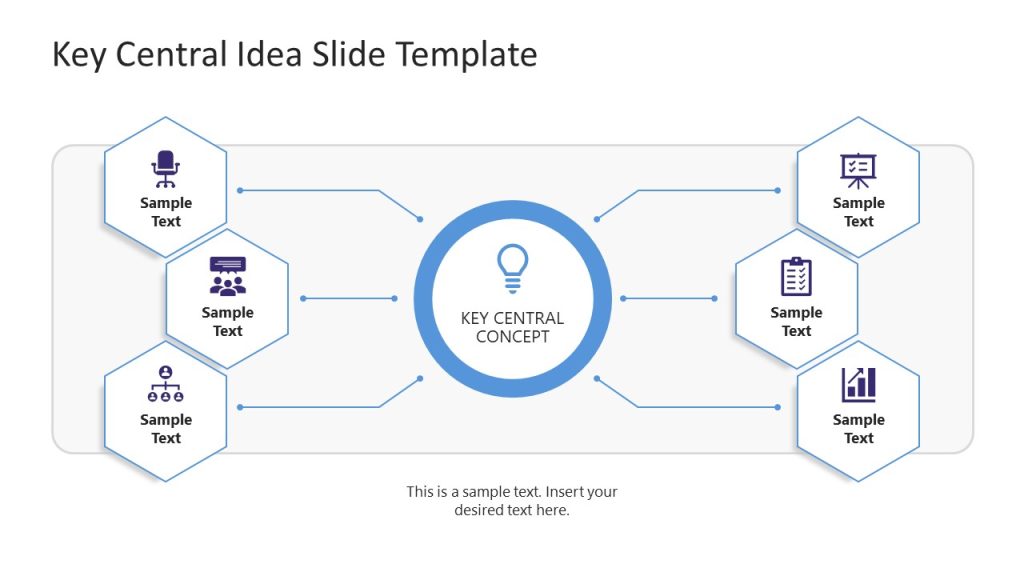 Free Key Central Concept Presentation Template - SlideModel