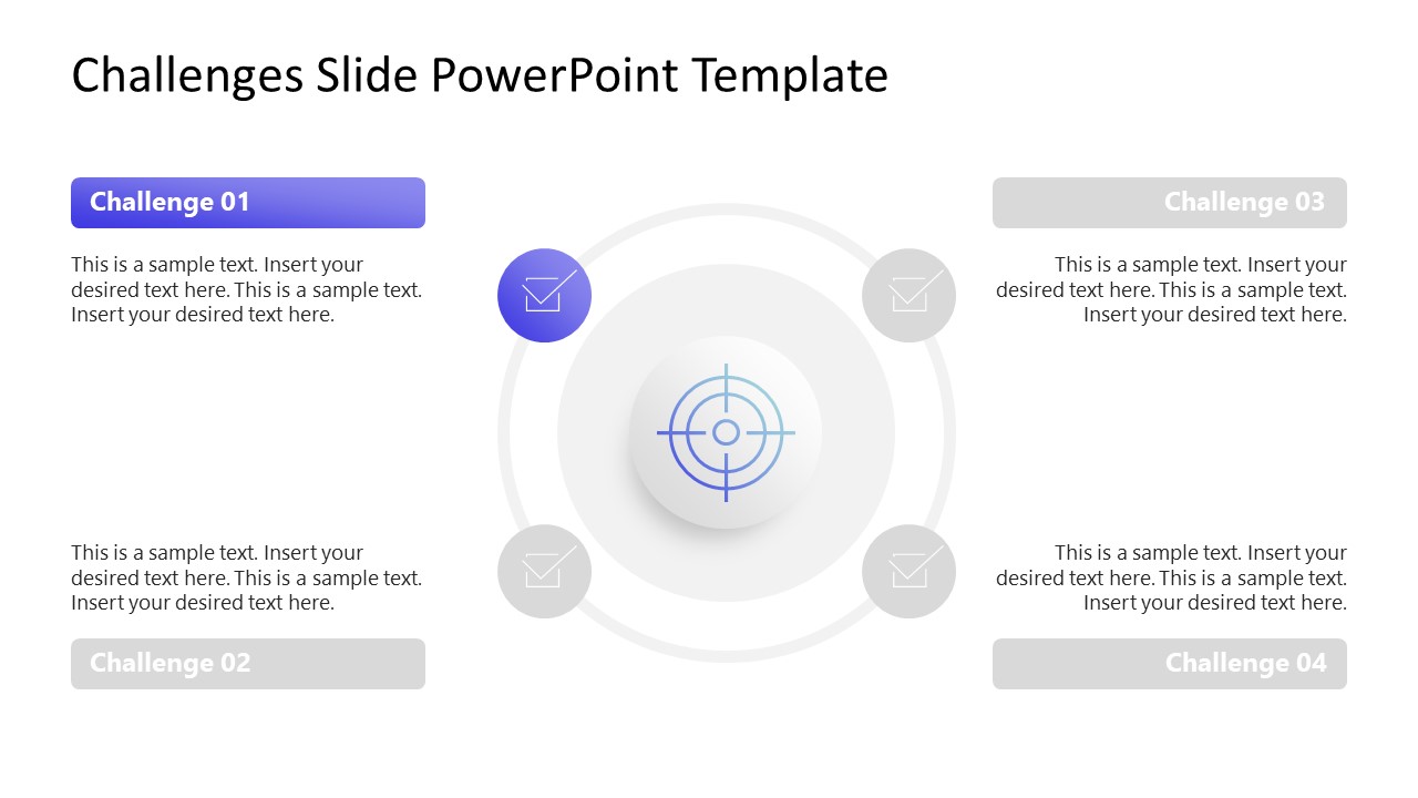 Free Challenges Infographic PowerPoint Template