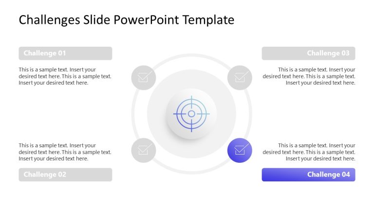 Free Challenges Infographic PPT Slide - SlideModel