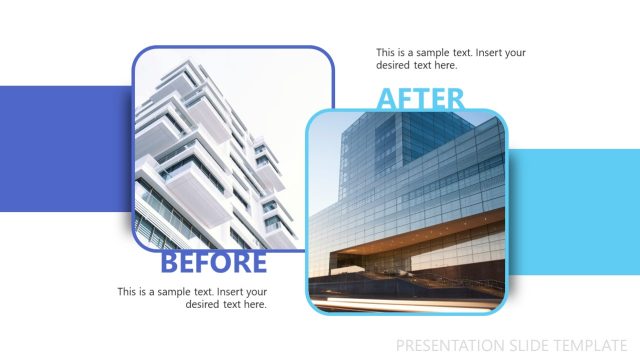 Two-Picture Layout Before and After Free PPT Template - SlideModel