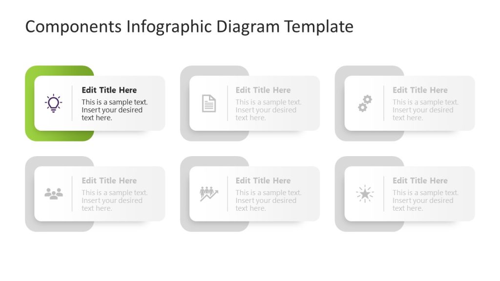 Free Components Infographic Slide for Step 1 - SlideModel