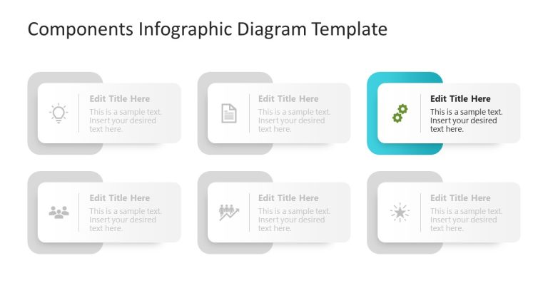 Free Components Infographic Template with Placeholder Text - SlideModel