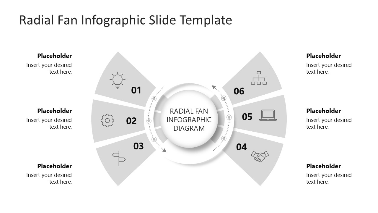 Free Radial Fan Infographic PowerPoint Template - SlideModel