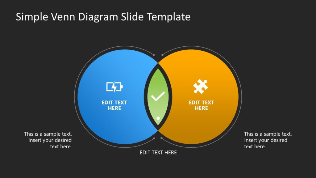 Free Simple Venn Diagram Template Slide - SlideModel