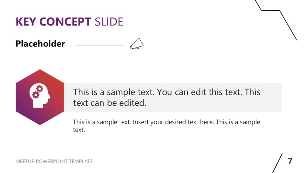 Key Concepts Slide with Infographics - SlideModel