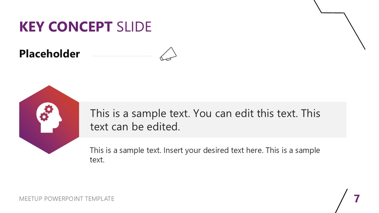 Key Concepts Slide with Infographics - SlideModel