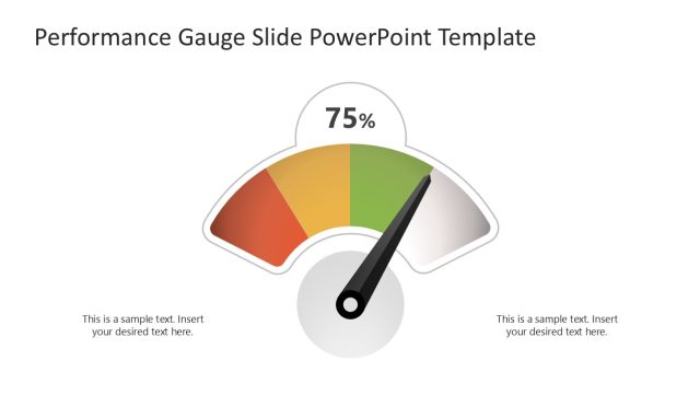 Free Performance Gauge PPT Slide Template - SlideModel