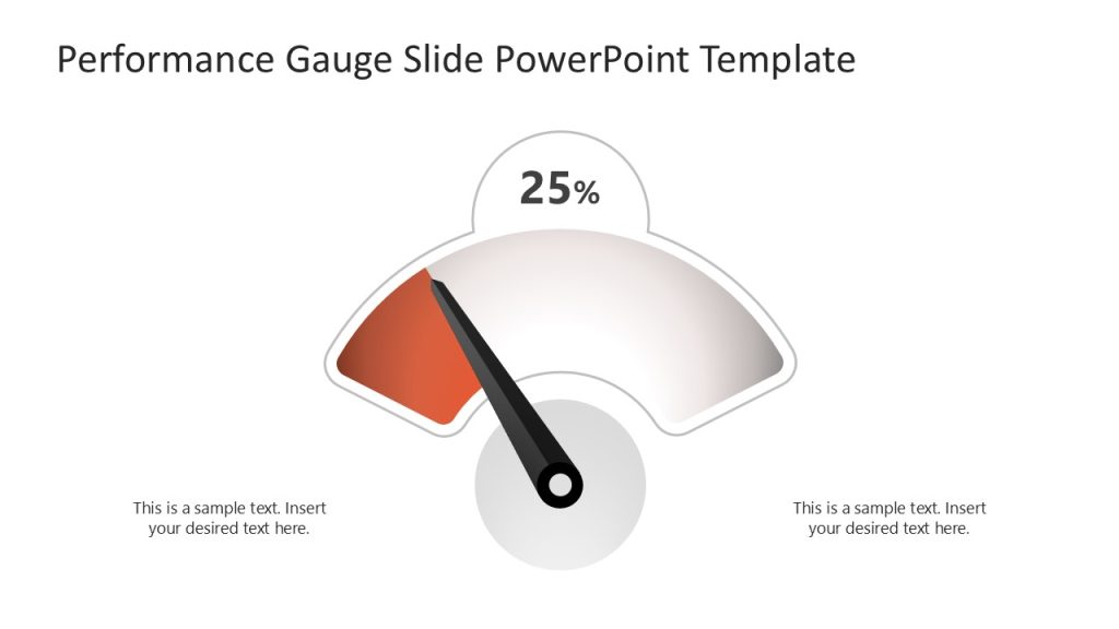 Free Performance Gauge Slide for Presentation - SlideModel