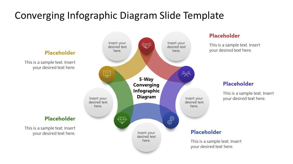 Editable Free Converging Infographic Diagram Presentation Template ...