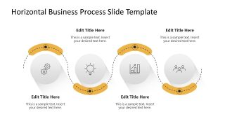 Free Horizontal Business Process Diagram PPT Template - SlideModel