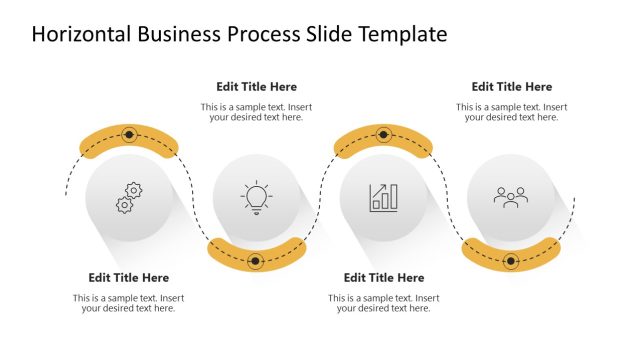 Free Horizontal Business Process Diagram PPT Template - SlideModel