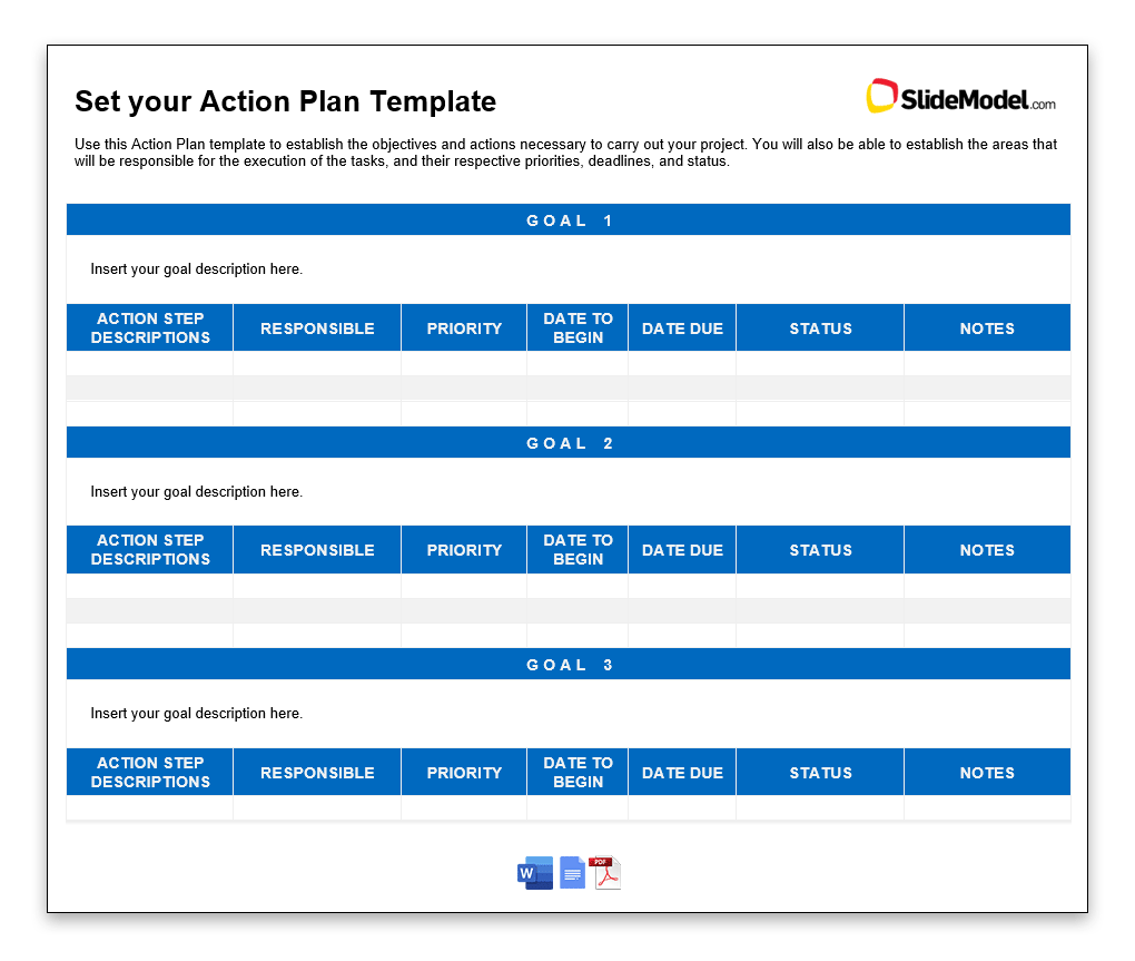 How To Present An Action Plan SlideModel